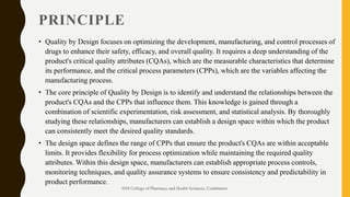 DEFINITION,PRINCIPLE, OBJECTIVES, ELEMENTS AND TOOLS OF QUALITY BY ...