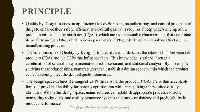 DEFINITION,PRINCIPLE, OBJECTIVES, ELEMENTS AND TOOLS OF QUALITY BY ...