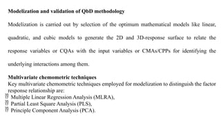 Quality by design (QbD) in Pharma manufacturing .pptx