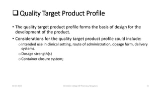 Quality by design | PPTX | Pharmaceutical Industry | Industries