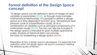 Quality by design vs control strategy | PPT