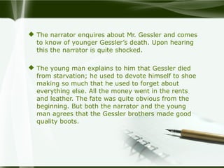 "Quality" by John Galsworthy | PPT