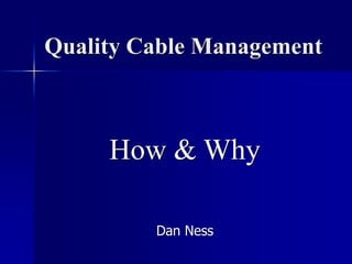 Quality Cable Management | PDF