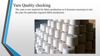 Quality checking in apparel sector | PPTX