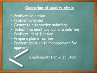 Quality circle | PPTX