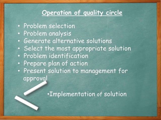 Quality circle | PPTX | Career Advice | Careers
