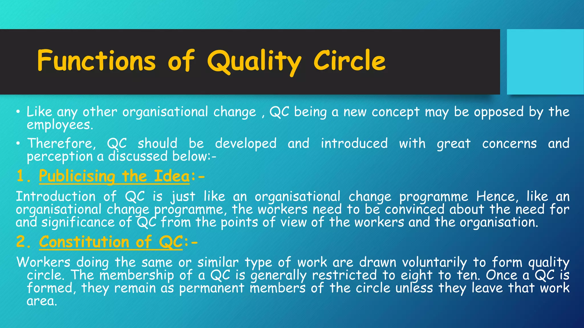 Quality circle | PPT
