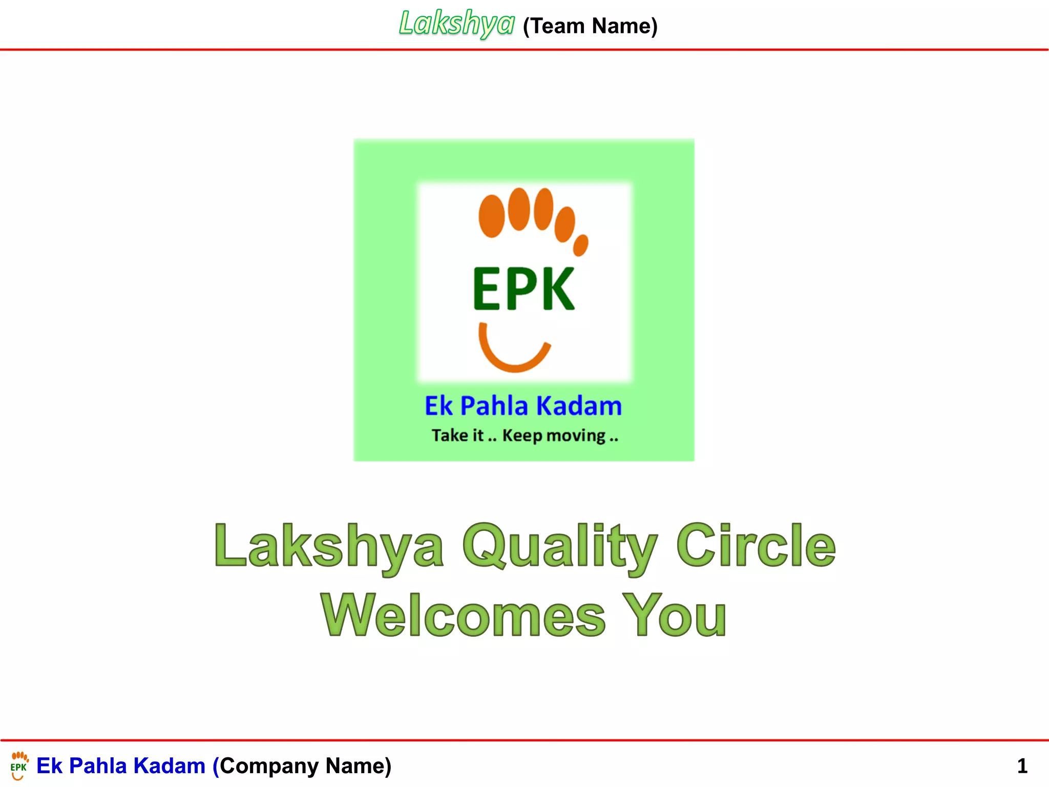 Quality Circle Presentation Template | PDF