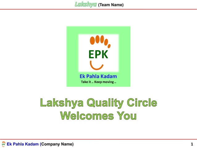 Quality Circle Presentation Template | PDF | Human Resources | Business