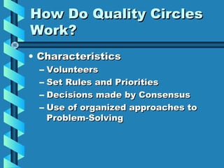 Quality circles | PPT