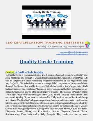 Quality Circle | Quality Circle TRAINING | DOCX | Business | Business and Finance