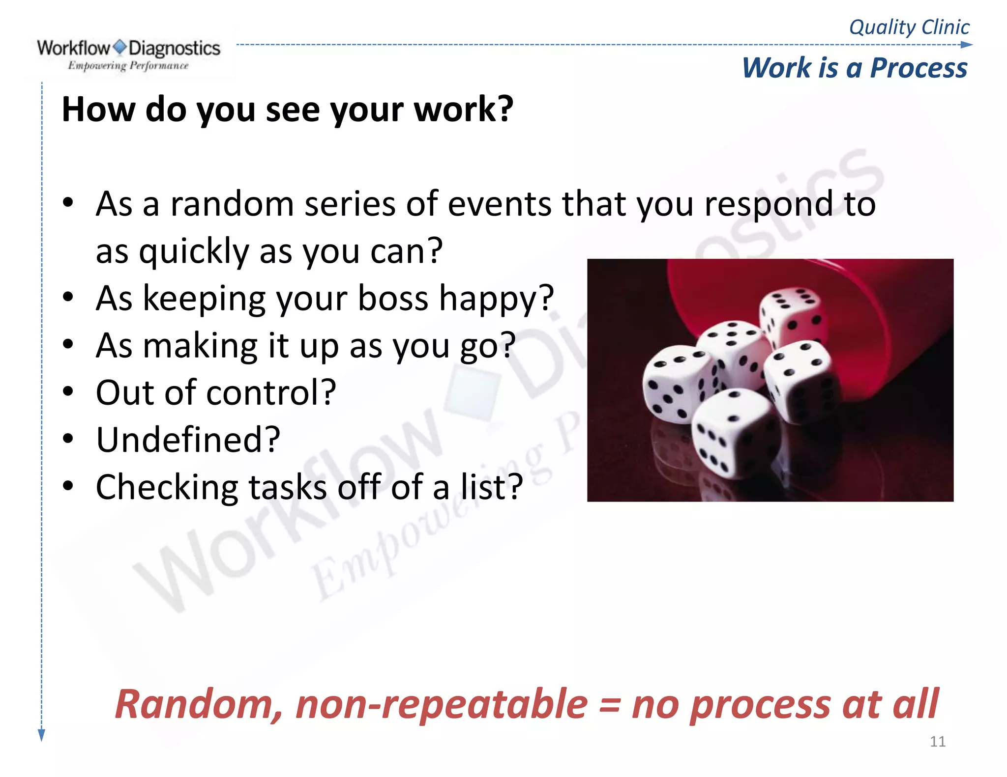 Quality Clinic - Lean Six Sigma Fundamentals Training - Sample | PDF