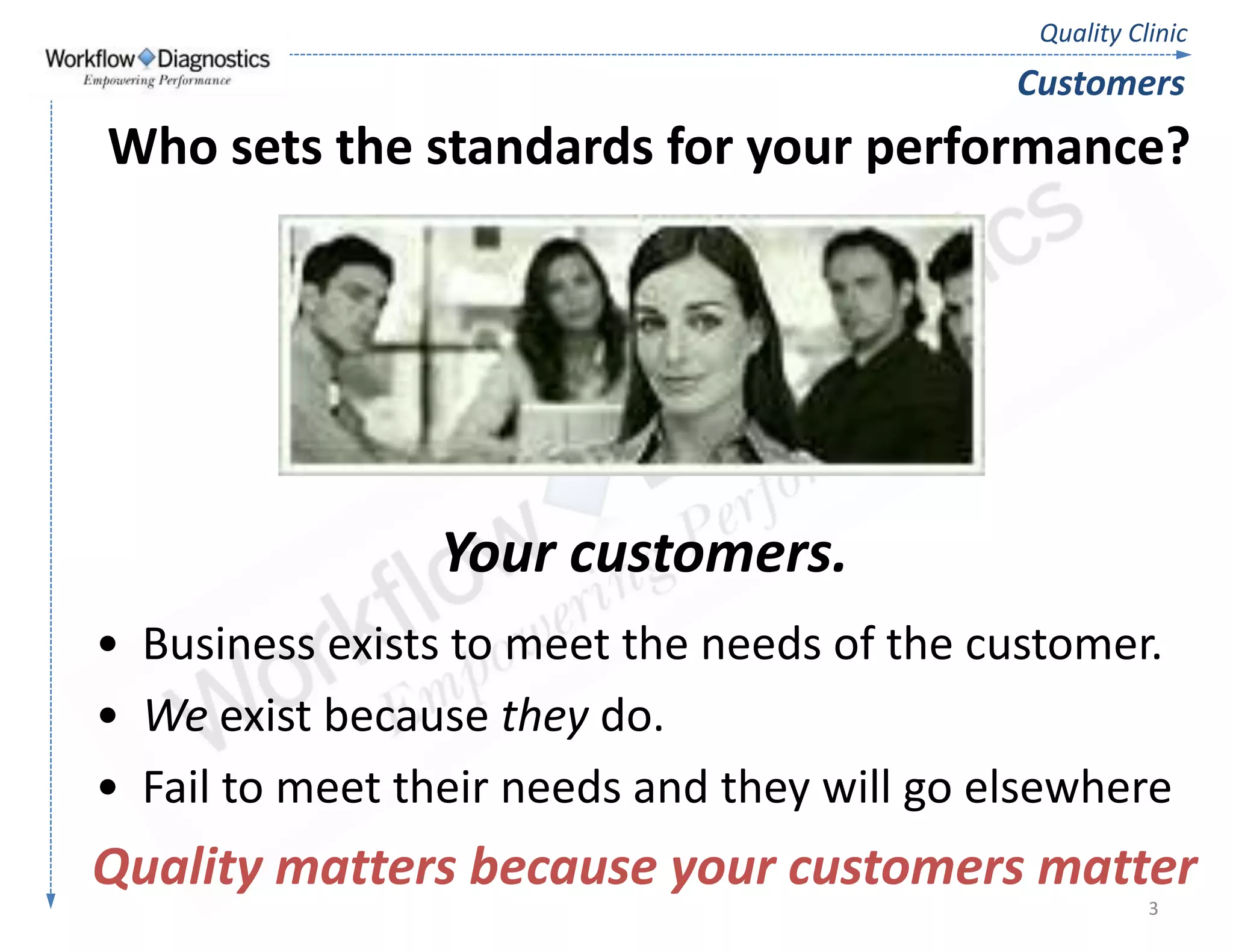 Quality Clinic - Lean Six Sigma Fundamentals Training - Sample | PDF