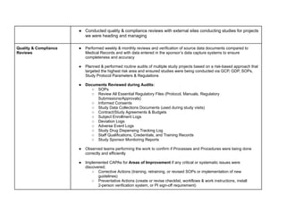 Quality and Compliance Management Duties | PPT