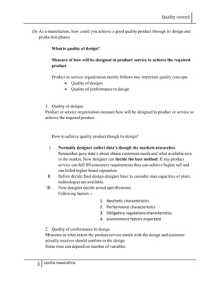 Quality control | PDF