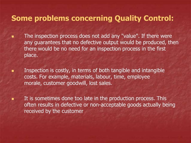 5 Common Quality Control Issues – BXXM