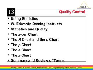 Quality control | PPT