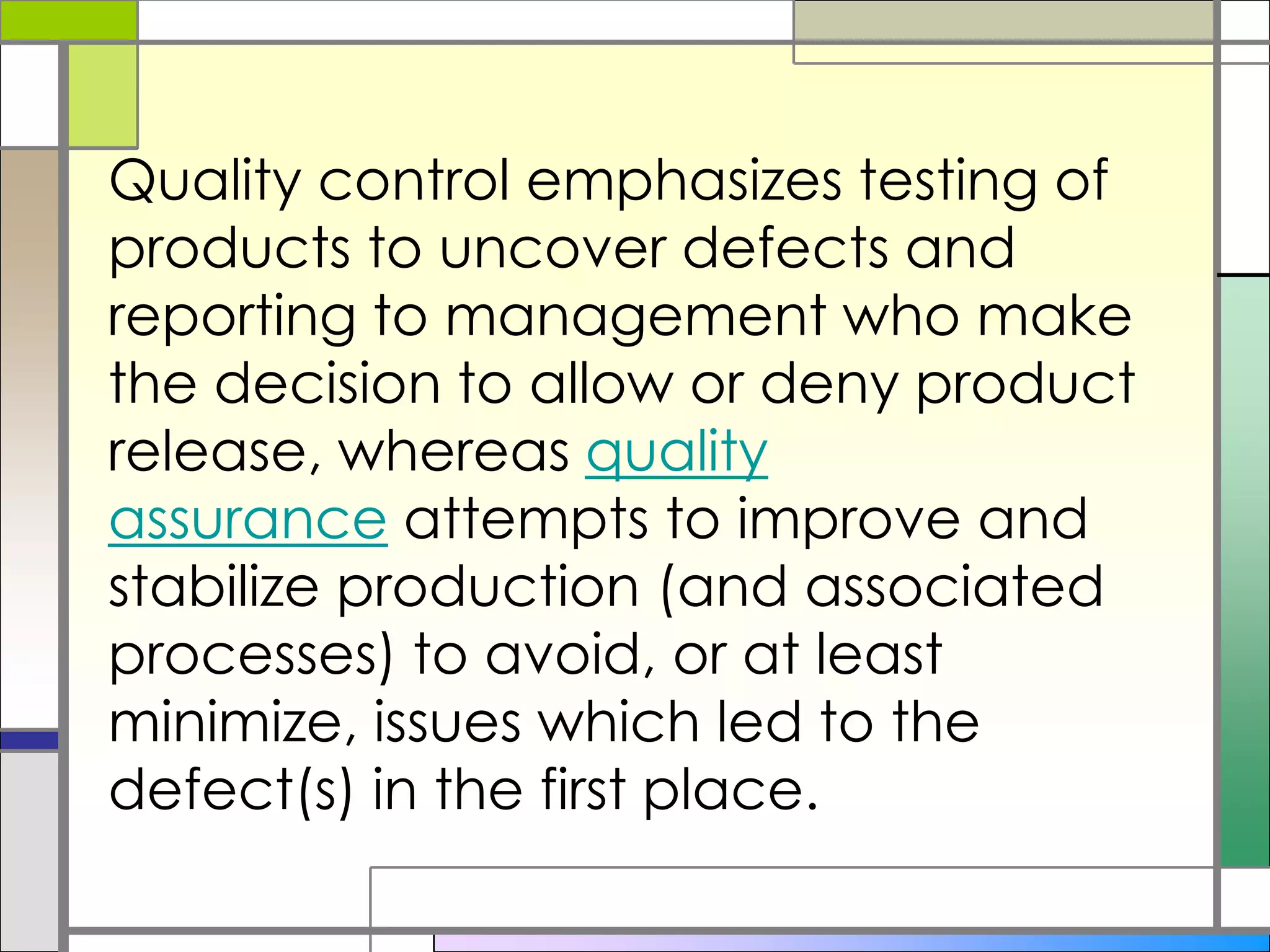 Quality Control | PPTX