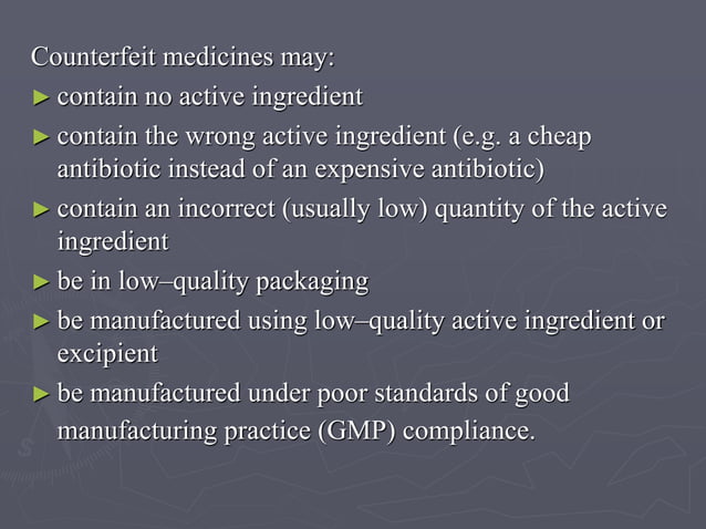 Quality control of pharmaceuticals | PDF