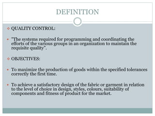 Quality control | PPTX