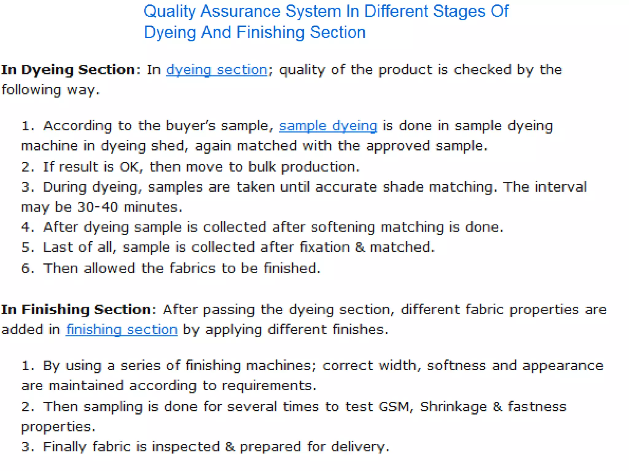 Dyeing Quality control | PPTX