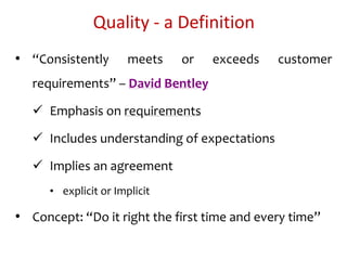 Quality control | PDF