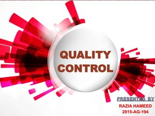 Quality Control Logo Design