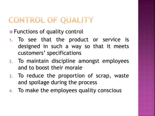 Quality control | PPTX