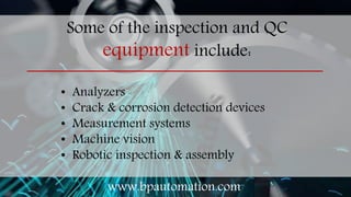 Quality Control & Automation | Precision Machining | PPTX