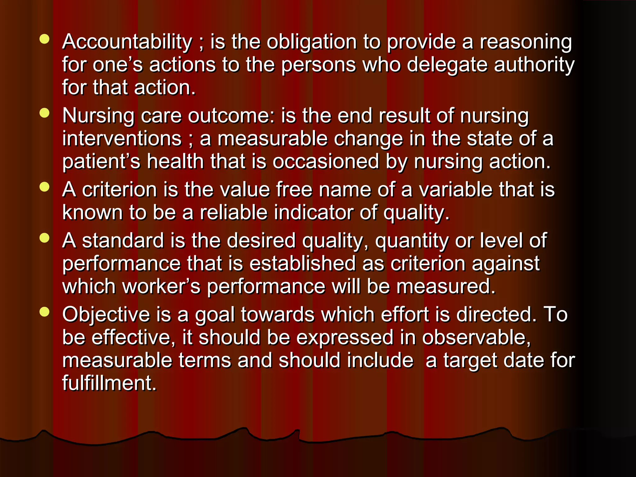 Quality control in Nursing , Nursing Managment | PPT