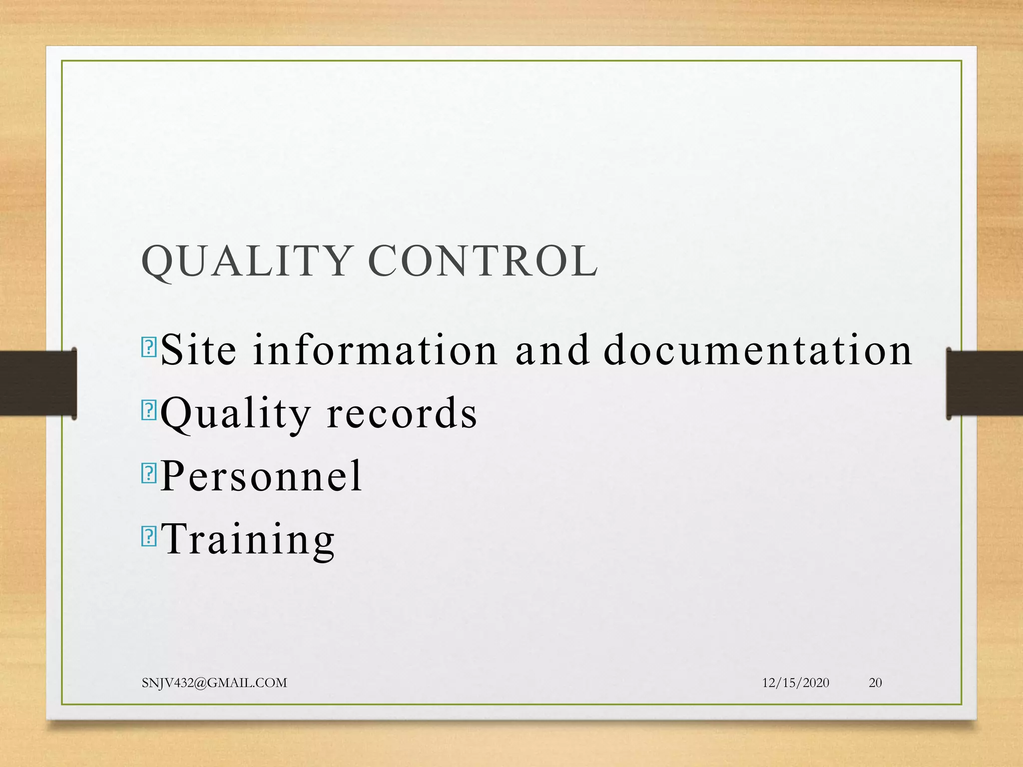 Quality control IN CONSTRUCTION | PDF
