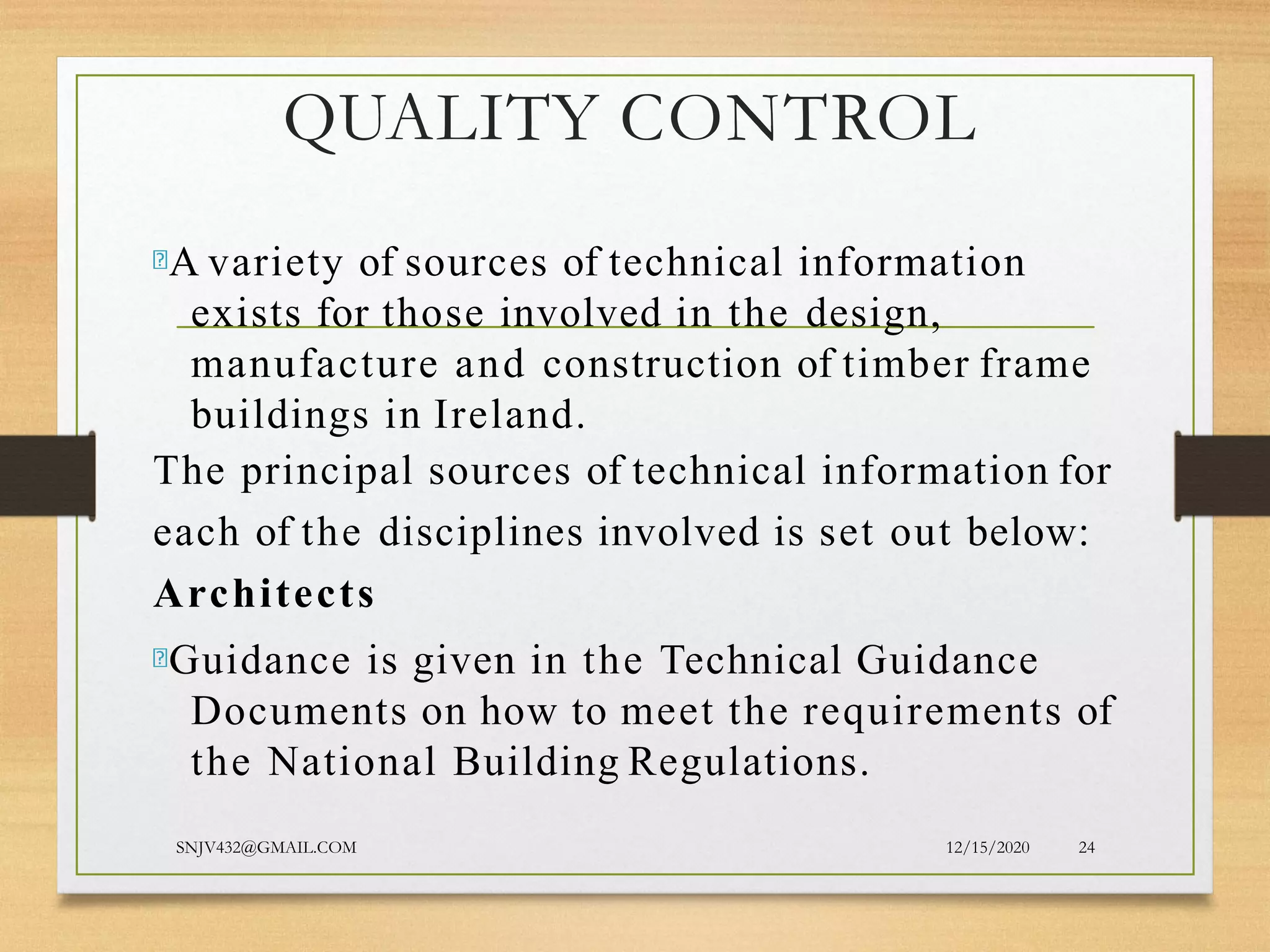 Quality control IN CONSTRUCTION | PDF