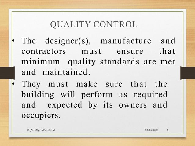 Quality control IN CONSTRUCTION | PDF | Construction Industry | Industries