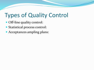 Quality control | PPSX | Business and Finance