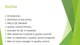 Quality Control.pptx leadership and management | PPTX
