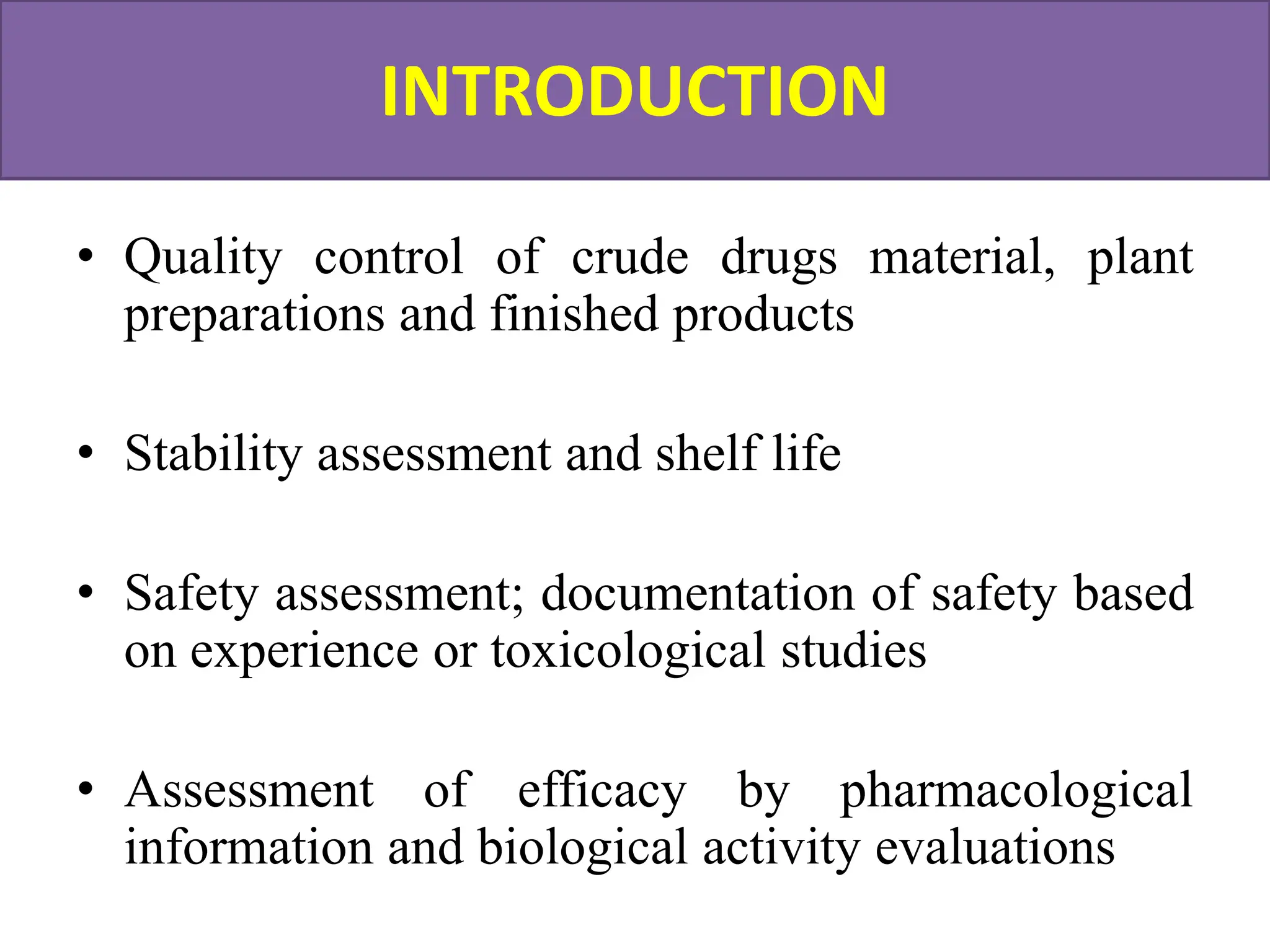 QUALITY CONTROL OF CRUDE DRUGS EVALUATION OF CRUDE DRUGS .pptx