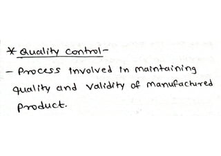 Quality Control | PDF