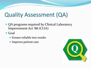 Quality Control & Quality Assessment details | PPT