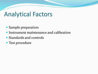 Quality Control & Quality Assessment details | PPT