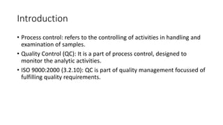 Quality Control for Medical Laboratories | PPTX