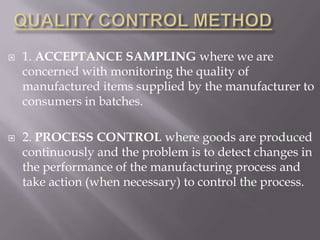 Quality control analysis | PPT