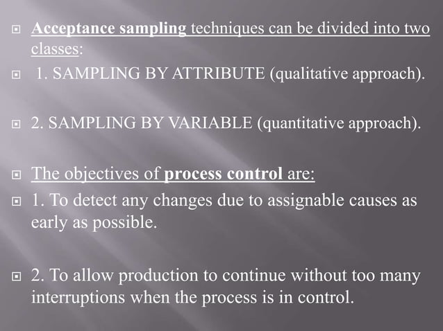 Quality control analysis | PPT