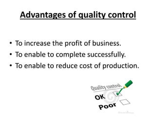 Quality control and auditing | PPTX