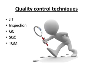 Quality control and auditing | PPTX