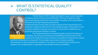Quality control and inspection | PPTX