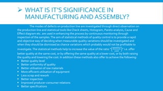 Quality control and inspection | PPTX