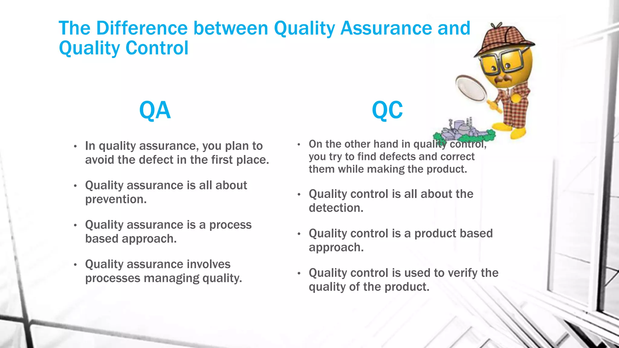 Quality control and quality assurance | PPTX
