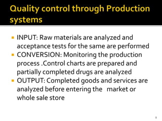 Quality control and quality assurance | PPTX