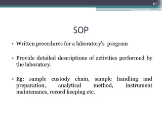 Quality control and quality assurance | PPTX