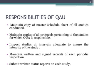 Quality control and quality assurance | PPTX